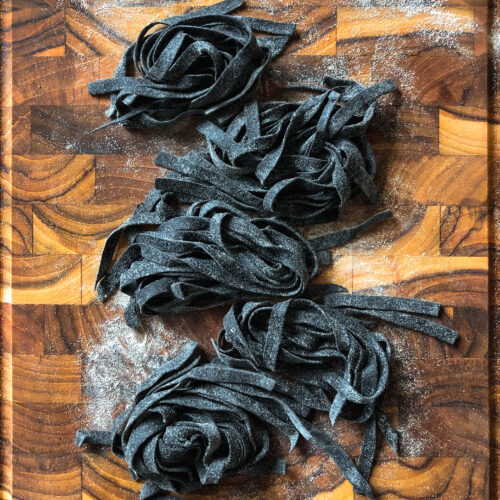 Black Pasta Dough from Scratch | Forketti